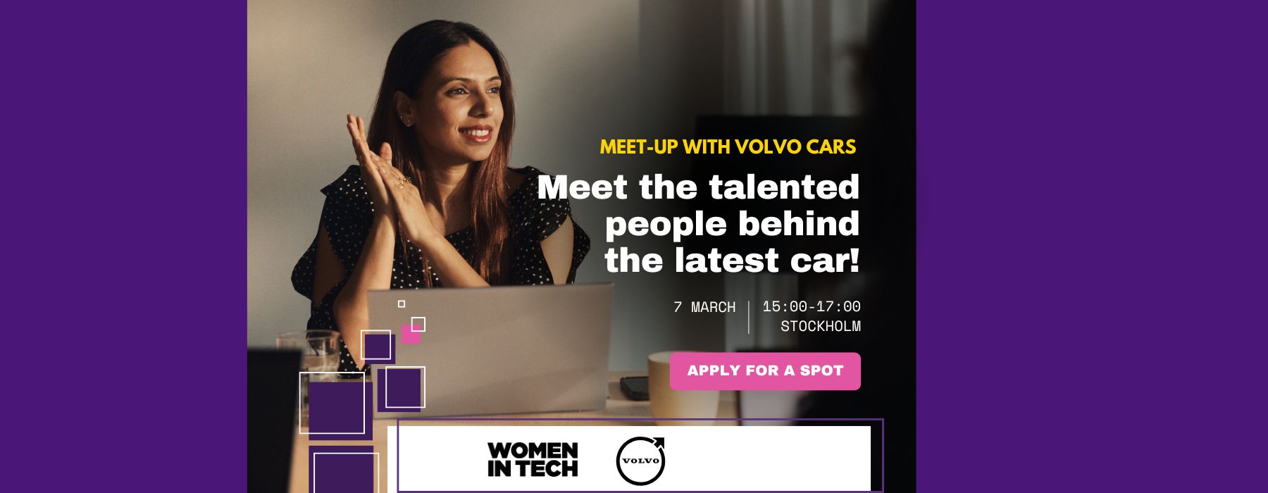 Meet-Up with Volvo Cars - Women In Tech Sweden