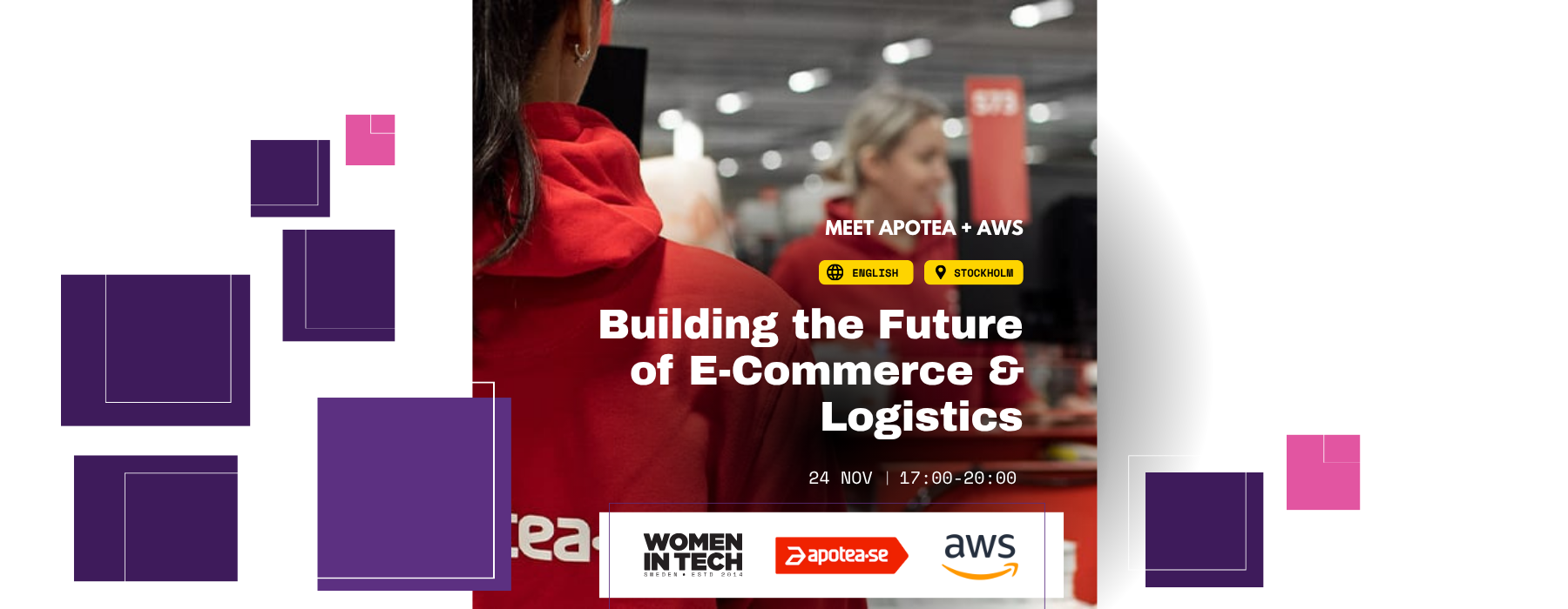 Meet-Up with Apotea + AWS - Women In Tech Sweden